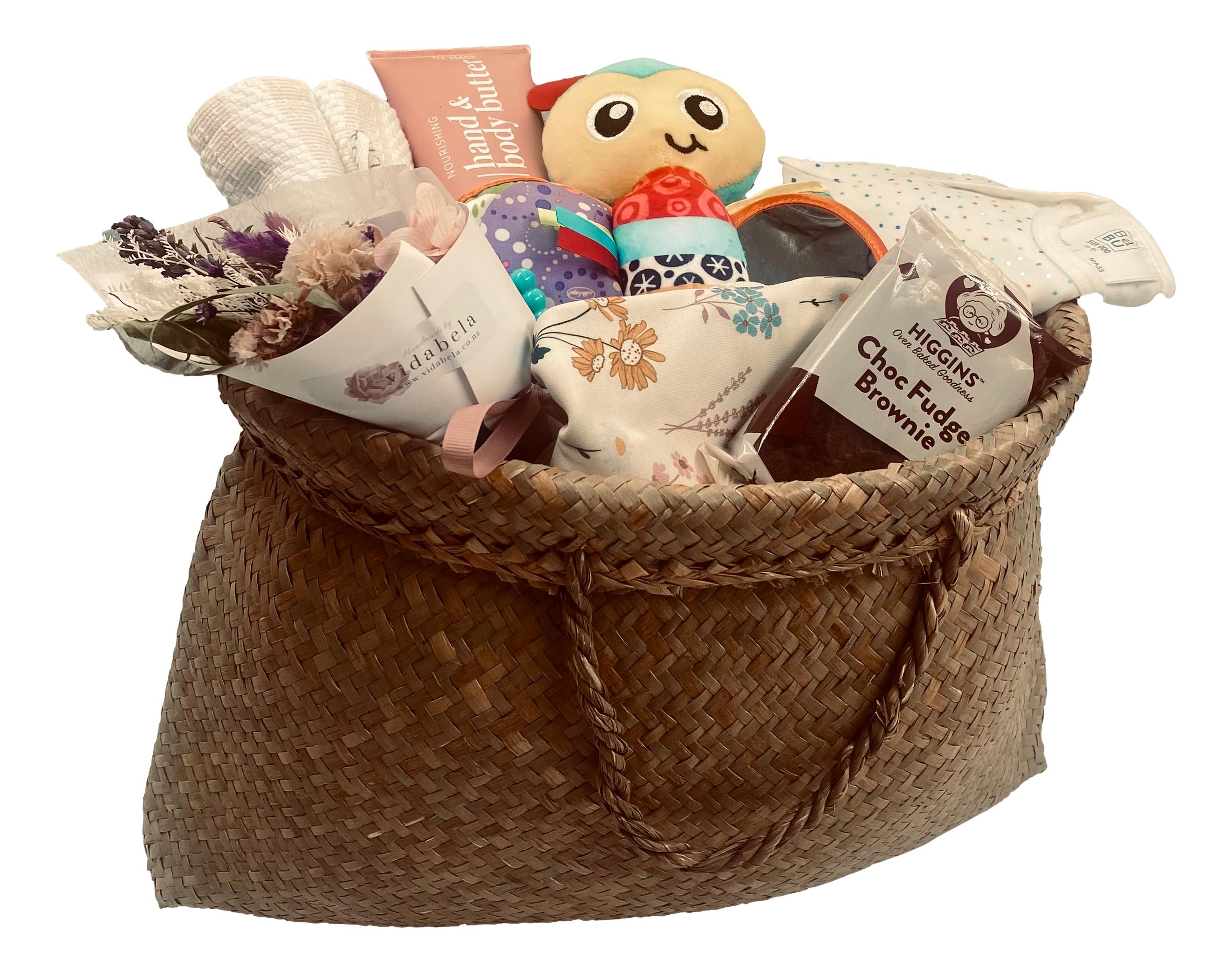 Flower Baby Bundle | Baby Gift Hampers | Gift Baskets NZ – Basket Creations